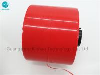 China Waterproof Red Color Cigarette Box Bag Sealing Self Adhesive Tear Tape for sale