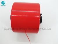 China Waterproof Red Color Cigarette Box Bag Sealing Self Adhesive Tear Tape for sale