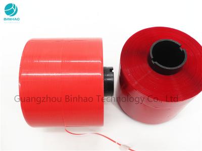 China Waterproof Red Color Cigarette Box Bag Sealing Self Adhesive Tear Tape for sale