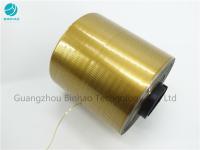 China 2 MM Colored BOPP / MOPP Tear Tape With Hot Stamping Holographic Foil for sale
