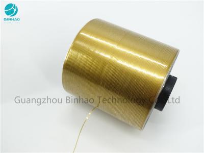 China 2 MM Colored BOPP / MOPP Tear Tape With Hot Stamping Holographic Foil for sale
