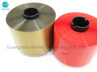 China Single Side Glue Gold Shiny Adhesive Tear Strip Tape Easy Open BOPP Material for sale