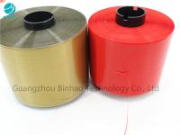 China Single Side Glue Gold Shiny Adhesive Tear Strip Tape Easy Open BOPP Material for sale
