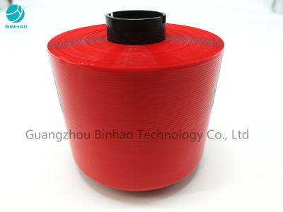 China Pure Red Color Easy Open Tear Tape Bobbins For Box Packaging for sale