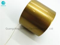 China Gold Metallized Bag Sealing Tear Strip Tape Self Adhesive Cigarette Box Packing for sale