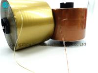 China Single Line Brown Color Tear Tape for Cigarette Packing 1.6 Mm 2 Mm 3 Mm for sale