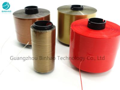 China Customized Color BOPP / MOPP / PET Tear Strip Tape For Cigarette Overwrap for sale