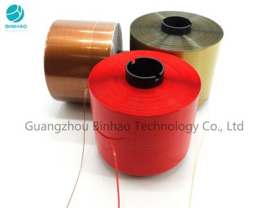 China Good Ductility Multi - Color Cigarette Box Tear Strip Tape For Brand Protection for sale