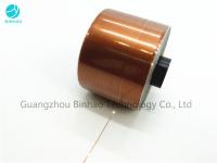 China Printed Logo Brown / Gold Color Tear Strip Tape For Cigarette Box Packaging for sale