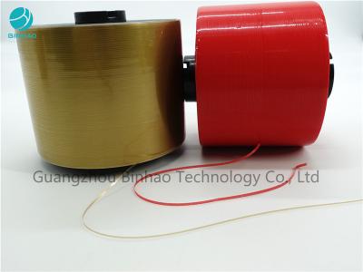 China Red / Gold Color Easy Open Tobacco Pressure Sensitive Tear Tape for sale