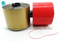 China Red / Gold Color Easy Open Tobacco Pressure Sensitive Tear Tape for sale