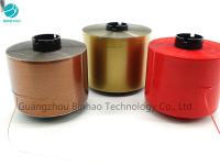 China 1.6 Mm - 10 Mm Holographic Laser Logo Box Packing Tear Tape In Bobbins for sale