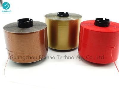 China 1.6 Mm - 10 Mm Holographic Laser Logo Box Packing Tear Tape In Bobbins for sale