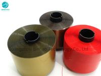 China 1.6 Mm - 10 Mm Holographic Laser Logo Box Packing Tear Tape In Bobbins for sale