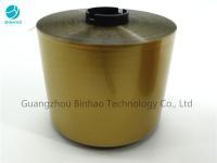 China BOPP Material Holographic Single Side Easy Open Tear Tape Gold Color for sale