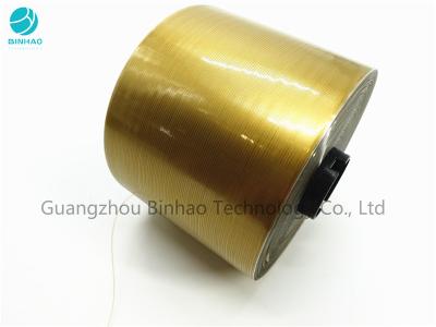 China Tobacco Box Packaging Waterproof Gold Tear Tape BOPP / MOPP Material for sale