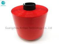 China Laser Logo Printed Custom Design 2.5mm Red Color Tear Tape for sale