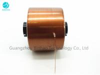 China Gold / Brown Color Water Activated Tobacco BOPP / MOPP Tear Tape for sale