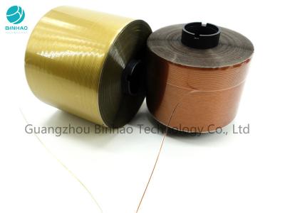 China 1.6 Mm Wrapping Hologram Laser Logo Printed Adhesive Bopp Tear Tape for sale
