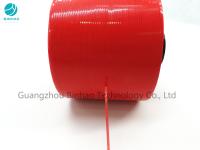 China Red Color Heat Sensitive Wrapping Tobacco Packing Tear Tape Bopp / MOPP for sale