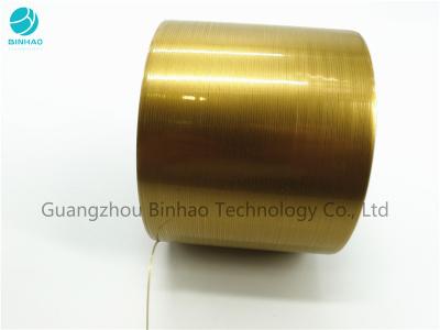 China Full Gold Self Adhesive Security Tear Strip Tape For Cigarette Box Sealing for sale