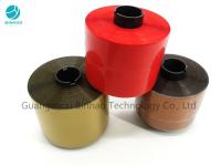 China 4 Mm Width Hot Melt Gold Point Single Sided Tear Tape For Tobacco Packing for sale