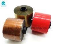 China Easy Tear Seam Seal Red Off Tear Tape Self Adhesive For Tobacco Pack for sale