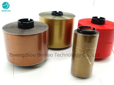 China Flexible BOPP Packaging Cigarette Tape Brown Easy Strip Tear Tape With Printing for sale