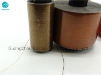 China Gold Line Recyclable Adhesive Tape Bag Sealing Laser Logo Tear Strip Tape for sale
