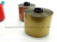 China Gold Line Recyclable Adhesive Tape Bag Sealing Laser Logo Tear Strip Tape for sale