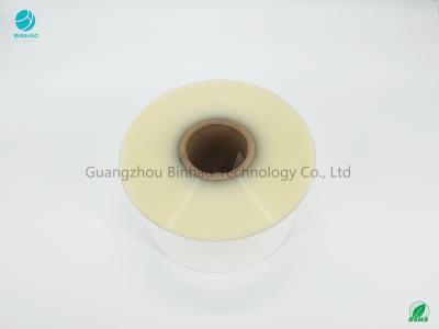 China Transparency BOPP Film Cigarette Box Packaging Film 76mm Inner Core for sale