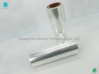 China Transparency BOPP Film Cigarette Box Packaging Film 76mm Inner Core for sale