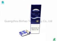 China 58mm King Size Hard Packing Cardboard Paper Boxes Custom Cigarette Cases for sale