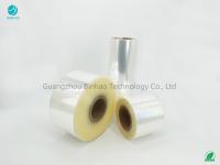 China Cigarette BOPP Film Roll For Outer Pack Transparent Color 325mm Superslim Size for sale