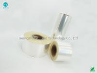 China Cigarette BOPP Film Roll For Outer Pack Transparent Color 325mm Superslim Size for sale