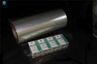 China 360mm Transparent Cellophane PVC Packaging Film For Naked Cigarette Box Packaging for sale