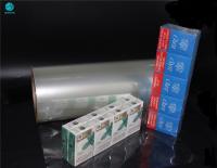 China 360mm Transparent Cellophane PVC Packaging Film For Naked Cigarette Box Packaging for sale