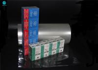 China 360mm Transparent Cellophane PVC Packaging Film For Naked Cigarette Box Packaging for sale