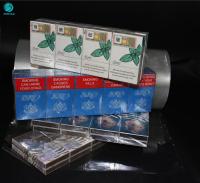 China 360mm Transparent Cellophane PVC Packaging Film For Naked Cigarette Box Packaging for sale