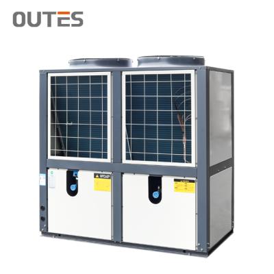 China Outdoor Commercial EVI Air Water Source Heat Water For Central Heating Heat Pump for sale