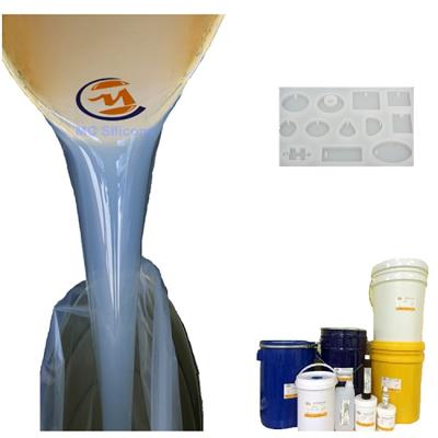 China Soft Silicone Mold Rubber Platinum Cure Ratio 1:1 Mold Making Silicone 5 A for sale