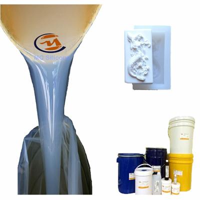 China RTV-2 Liquid Platinum Cure Silicone Rubber for Plaster Mold Making for sale