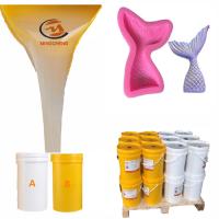 China RTV-2 Platinum Cured Liquid Silicone Rubber Resin Crafts Moulding Silicone 20A for sale