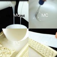 China Translucent Addition Cure Gypsum Decoration Molds Making for sale