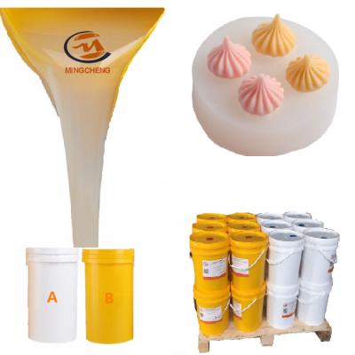 China RTV-2 Liquid Platinum Cure Silicone Rubber for Cake Mold Making for sale