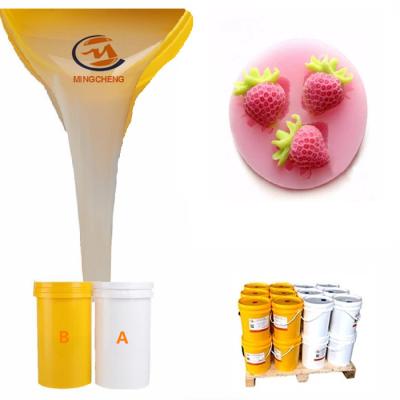 China 5 Shore A RTV 2 Addition Cure Silicone Mold Rubber for Strawberry Candy for sale