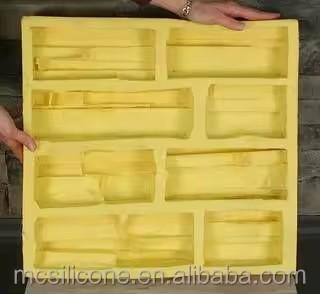 China 1:1 Colorless 45 Shore A Polyurethane Liquid Rubber For Concrete Wall Panel for sale