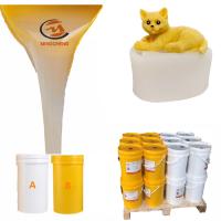 China Two Part Platinum Cure RTV Liquid Silicone Moulding Rubber For Resin Molds Working Time 30-40min for sale