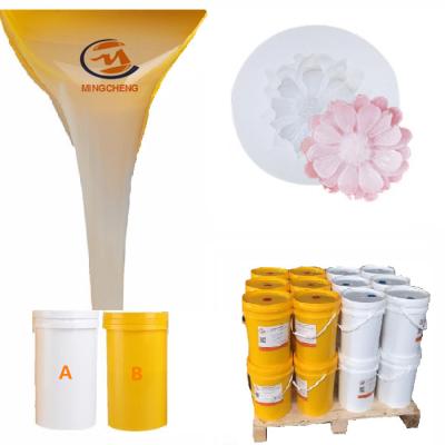 China 1 1 Liquid Platinum Silicone Rubber for Craft Molds Making High Viscosity 9000±2000 cps for sale