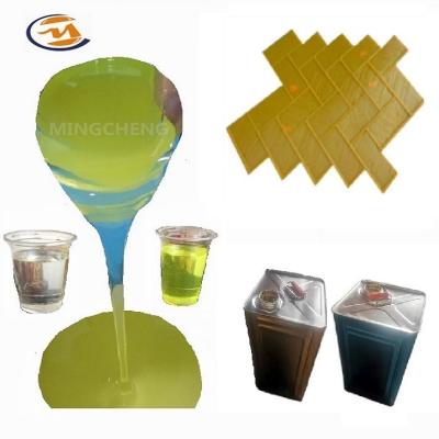 China 2500Cps Mold Making Polyurethane Liquid Rubber For Concrete Stamp Casting for sale